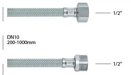 BRINOX VEZA MZ L500 1/2” 9