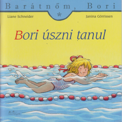 Bori úszni tanul