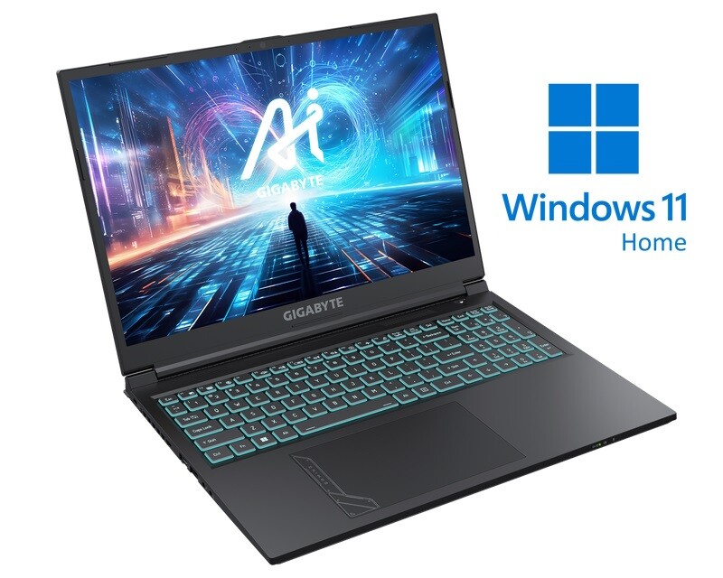 GIGABYTE - G6 KF 16 inch FHD+ 165Hz i7-13620H 16GB 1TB SSD GeForce RTX 4060 8GB Backlit Win11Home gaming laptop
