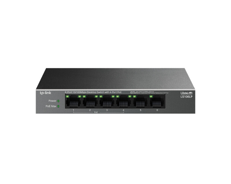 TP-LINK_ - LS106LP(UN) 6-port 10/100mbps Desktop switch