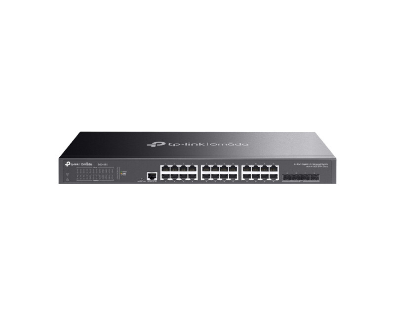 TP-LINK_ - SG3428X Omada 24-Porta Gigabit L2+ upravljiv Switch sa 4 10GE SFP+ Slota