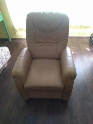 RELAX KOŽNA FOTELJA NA RAZVLAČENJE