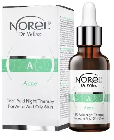 Acne noćna terapija za aknoznu i masnu kožu Norel – 30ml