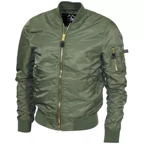 US AIR FORCE PILOTSKA FAJERKA MA1 ZELENA