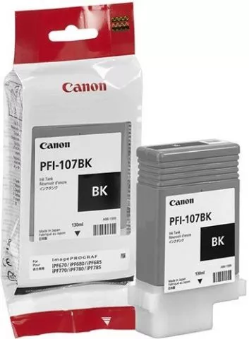 CANON PFI-107BK BLACK INK KETRIDŽ | 6705B001