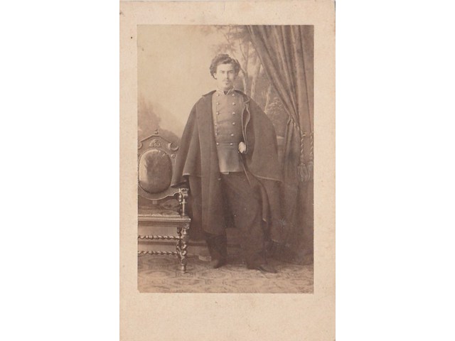 Srpski oficir - kartonka  oko1865