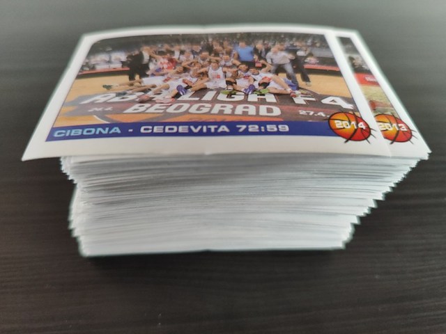 Lot od 240 različitih sličica ABA liga 2014