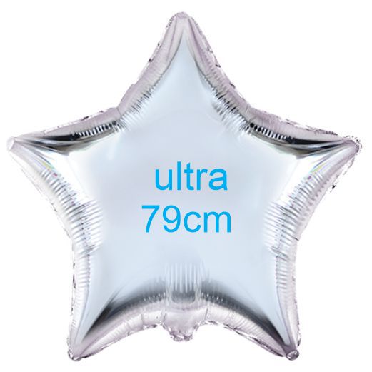 Zvezda ULTRA srebrna 79cm