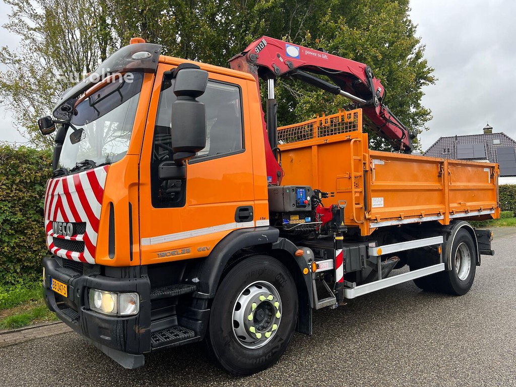 Eurocargo 190EL25 EEV . kipper , HMF kraan , kiper