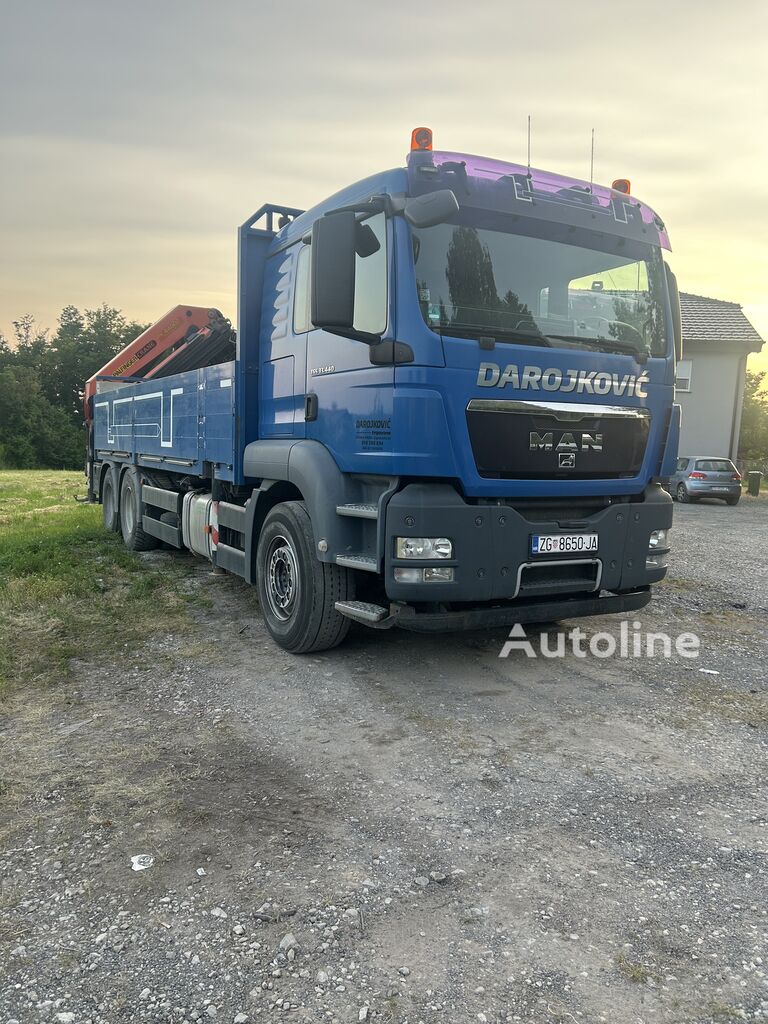 MAN TGS 33.440 kamion s ravnom platformom