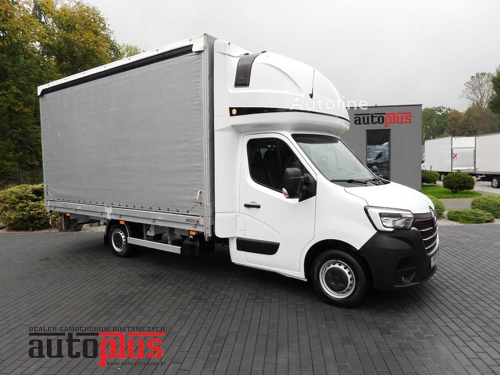 Renault MASTER PLANDEKA 12 PALET WEBASTO TEMPOMAT NAWIGACJA LEDY PNEUMAT kamion s ceradom < 3.5t