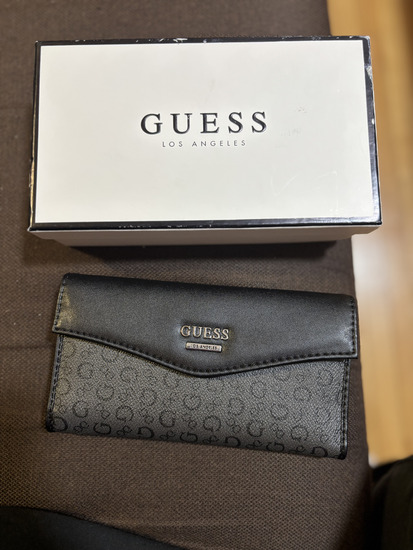 Original guess crni novcanik-nov