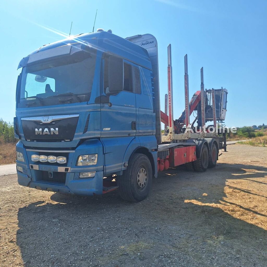 MAN TGX 26.560 kamion za prevoz drva