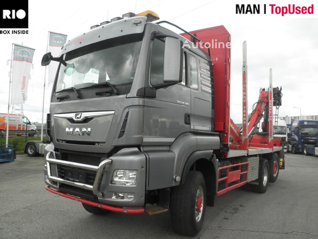 MAN TGS 28.500 6X4-4 BL kamion za prevoz drva
