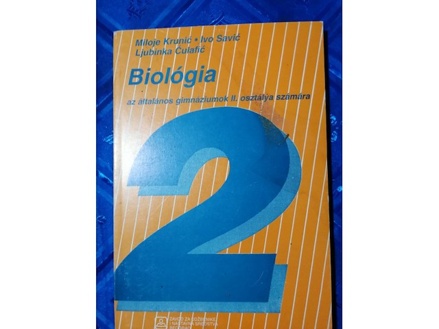 Biologija 2 Krunić Zavod za gimnazije na mađarskom