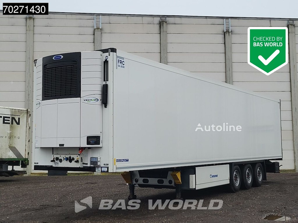 Nova Krone Carrier Vector 1550 NEW Liftachse Palettenkasten poluprikolica hladnjača