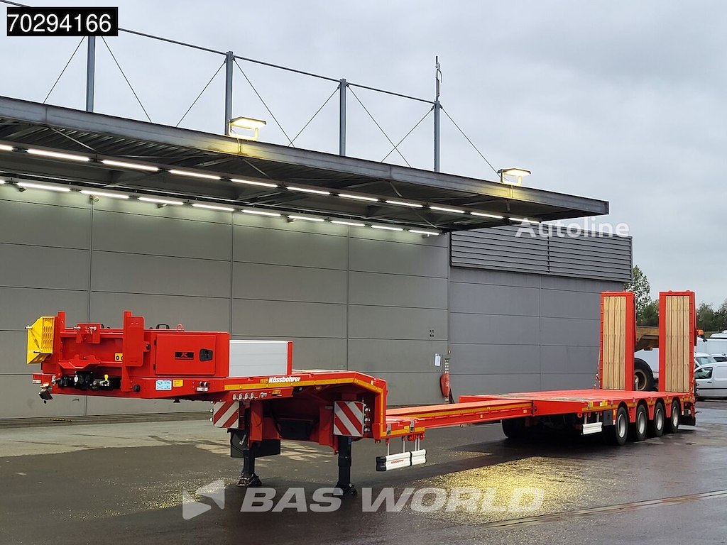 Nova Kässbohrer LB4E 3 axles Extendable Ramps 1x Lift 3x Steering Axle poluprikolica sa niskom platformom