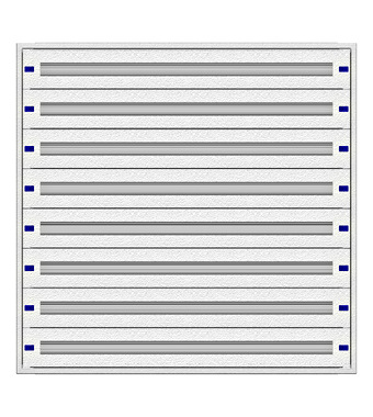 Uz. inst.ormar 5U-24/VBG,8-redni,456ŠM,1195x1230x250mm
8 Broj redova, 456 Širine modula, inklusive Tür, Mauerwanne, Installationseinsatz