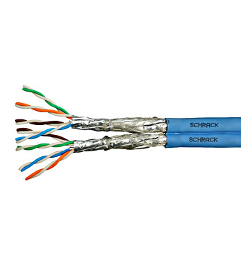 S/FTP inst. kab.Cat.7,2x(4x2xAWG23/1),1000MHz,LS0H-3,Cca,50%
Duplex mrežni kabel plave RAL5015 boje, prodaja na sečenje (moguće obračunavanje troškova sečenja u zavisnosti poručene količine kabla)