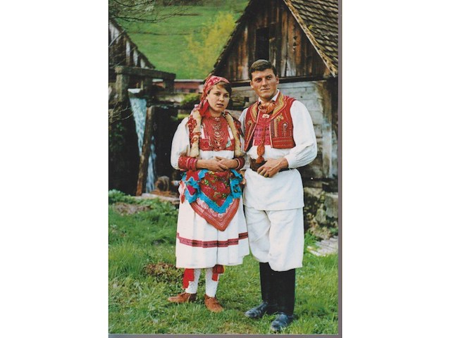 NARODNA NOŠNJA IZ OKOLICE ZAGREBA / kolekcionarsk,i `80