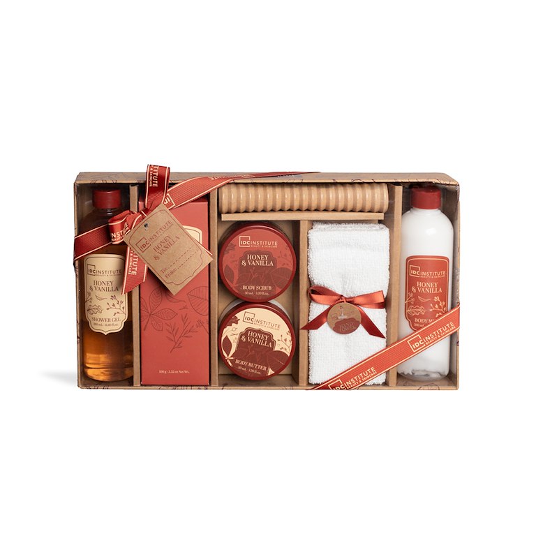 IDC Institute Honey & Vanilla poklon set, 7/1