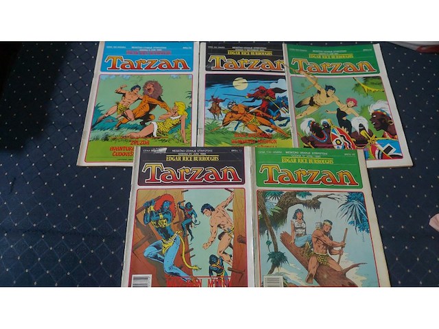 Tarzan/Strip/Edgar Rice Burroughs/5 komada