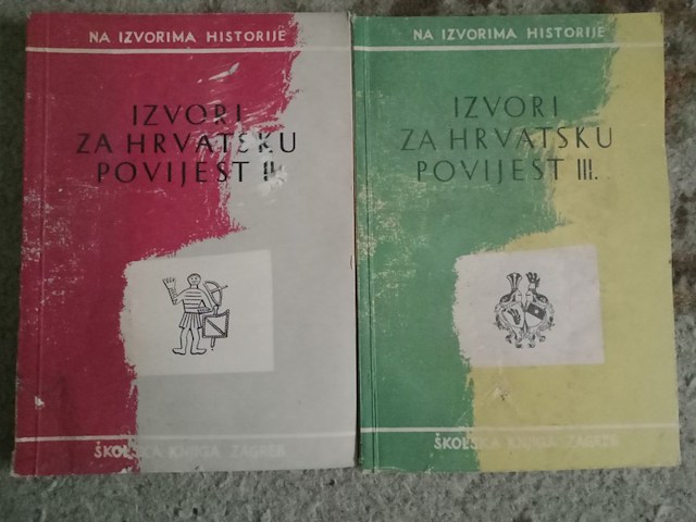 Izvori za hrvatsku povijest 2, 3