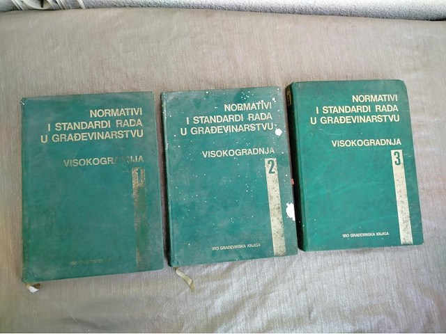 Normativi i standardi rada u građevinarstvu 1-3