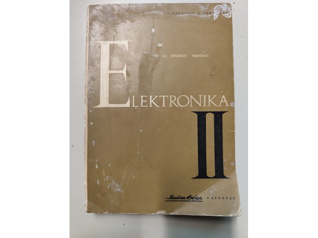 ELEKTRONIKA II - Branko Rakovic