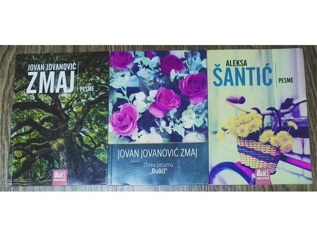 Blic pesme ➡️ srpski pesnici ➡️ tri knjige