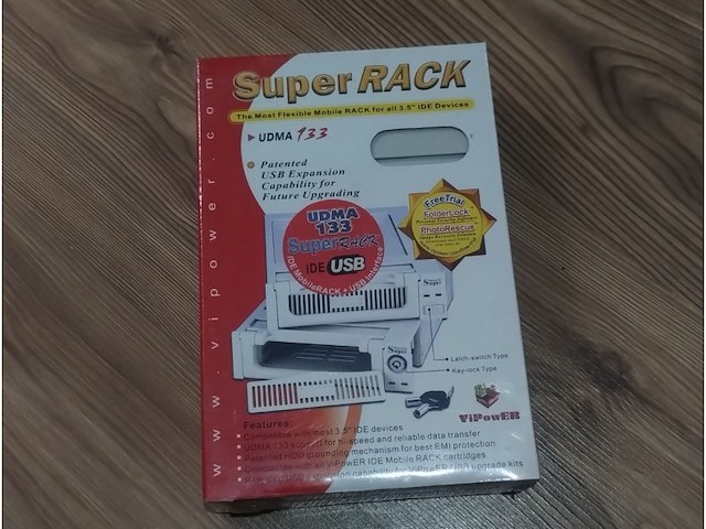 Super Rack for 3,5 ` HDD usb IDE novo!