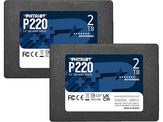 SSD Patriot P220 SATA3 2TB!
