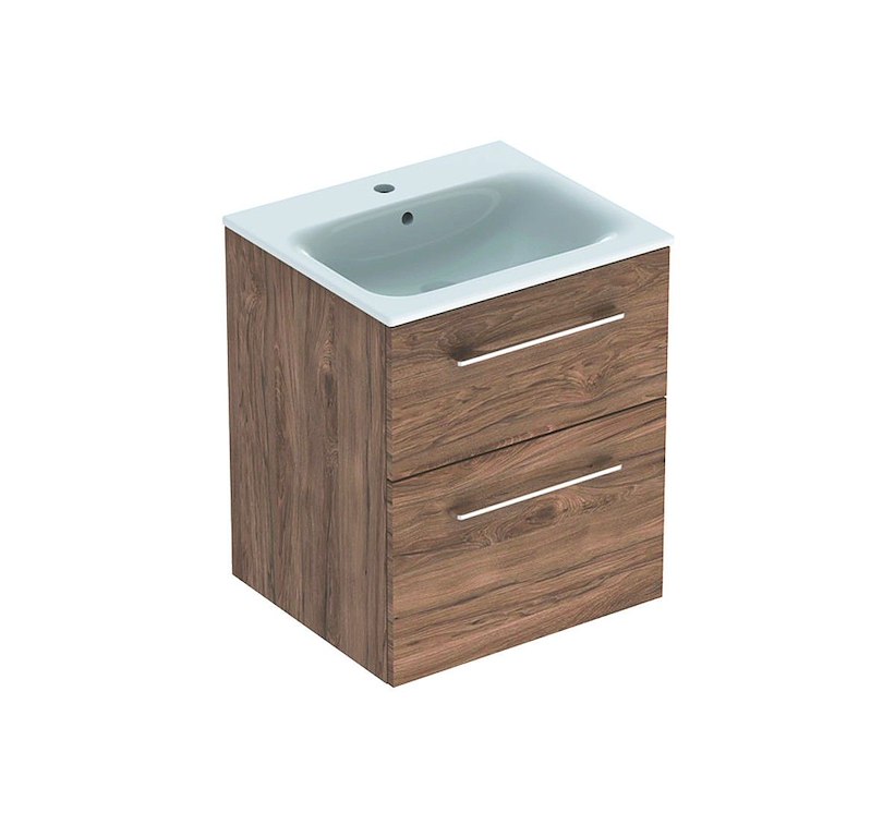 Geberit toaletni ormarić SELNOVA SQUARE 55, komplet, 2 fioke orahID EK000758637