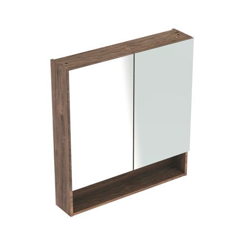 Geberit toaletni ormarić SELNOVA SQUARE ogledalo 59*85 orah,2 vrataID EK000758639
