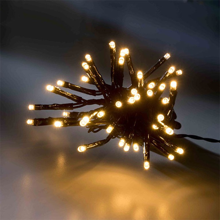 LED basic lights 8 function twinkle effect outdoor L3600cm - black/warm white 494186ID: EK000758402