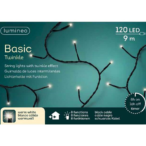 Novogodišnje LED sijalice basic twinkle string 900cm-120L 0.50kgs 494164ID: EK000758381