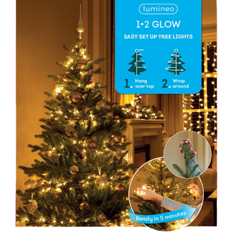 Novogodišnje LED 1-2 glow compact(gusce od basic) za jelke210cm 7 nivoa sijalica 700L 0.58kgs 495402ID: EK000758369