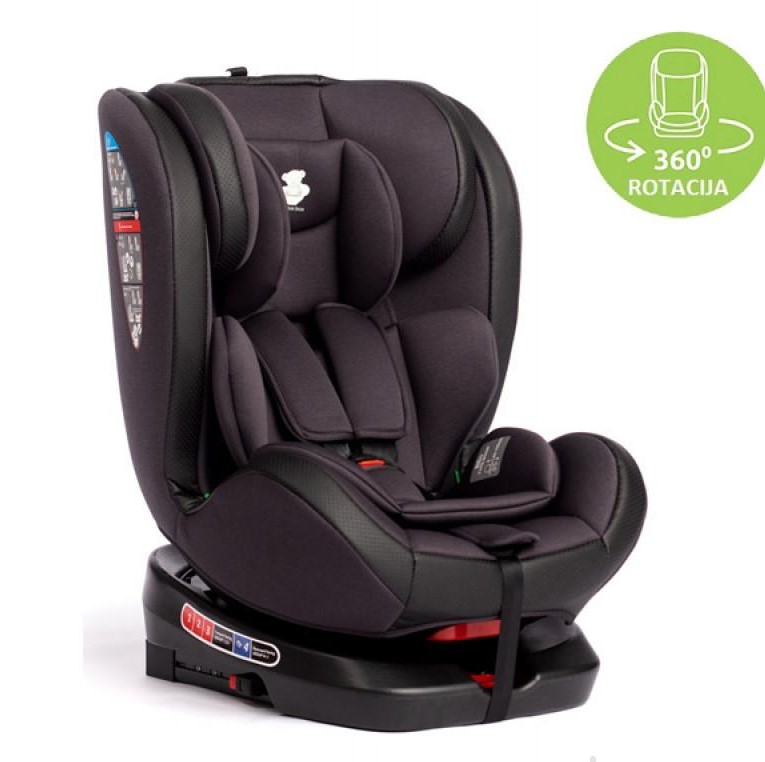 BBO Cosmos I-size Isofix auto sedište za decu 40-150cm – Black