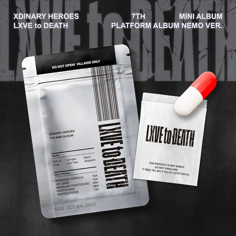 PREORDER XDINARY HEROES Lxve To Death Nemo Album
