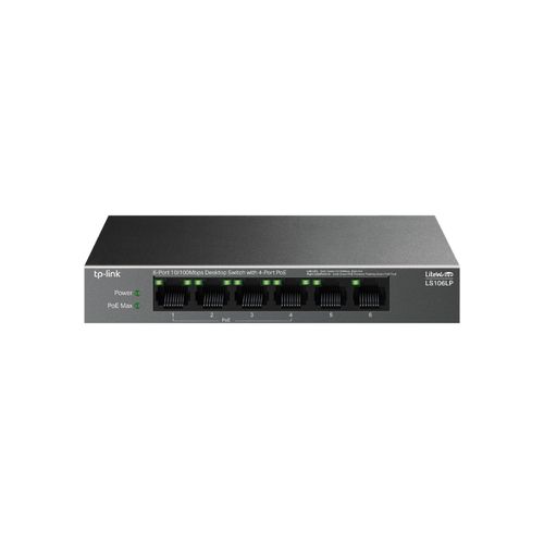 TP-LINK LS106LP 6-port 10/100mbps Desktop switch
