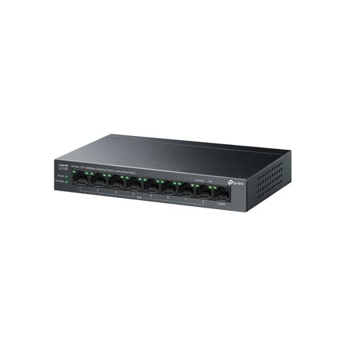 TP-LINK_ LS109P(UN) 9-Port 10/100Mbps Desktop Switch sa 8-Portova PoE+