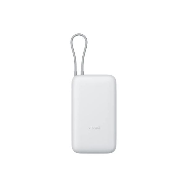 XIAOMI Power Bank 20000mAh, 22.5W integrisan kabl Type C, siva