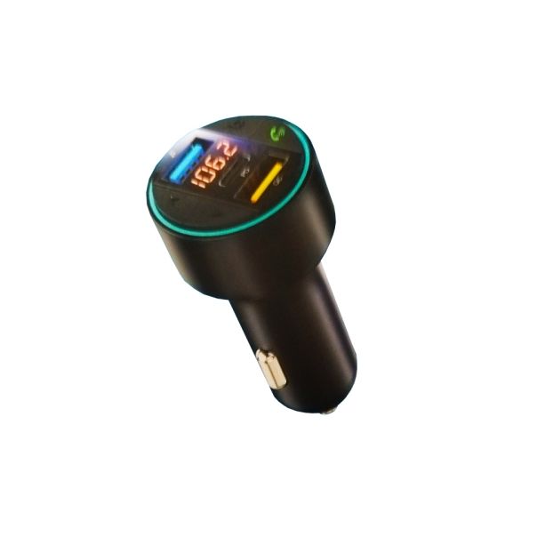 XWAVE Auto punjač BT40 Transmiter, USB Type C PD30W+QC3.0
