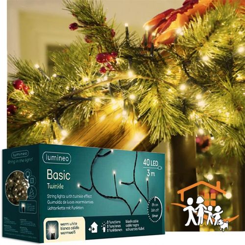 Lumineo Basic novogodišnje LED sijalice Twinkle String 300cm