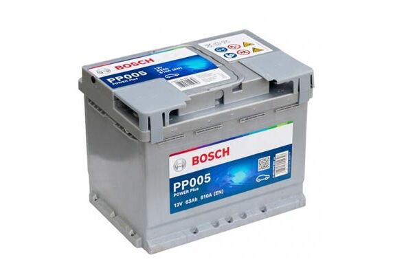 Bosch 12V 63Ah 610A akumulator D+ Power Plus 0092PP0050