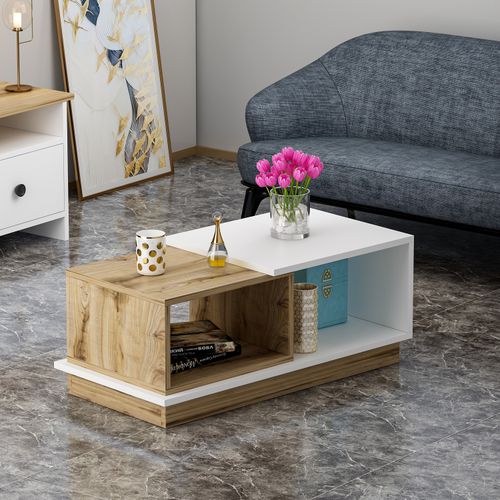 Viyana - White White Oak Coffee Table