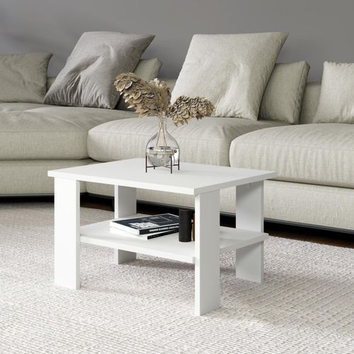 Duama - White White Coffee Table