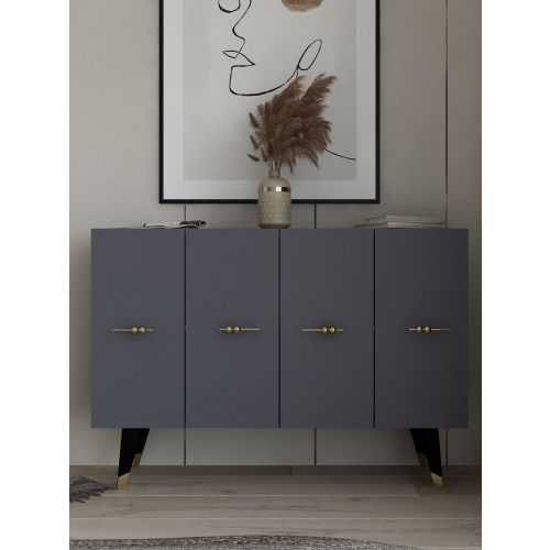 Quart Salkım - Gold, Anthracite Gold Anthracite Console