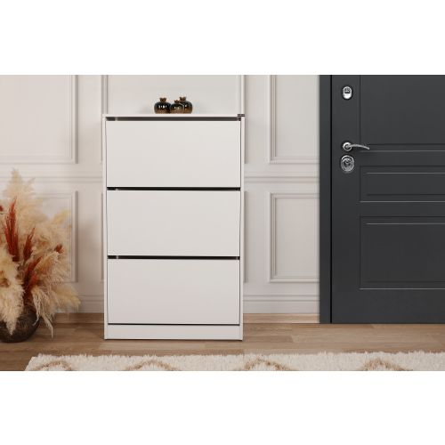 Shc-530-Bb-1 White Shoe Cabinet