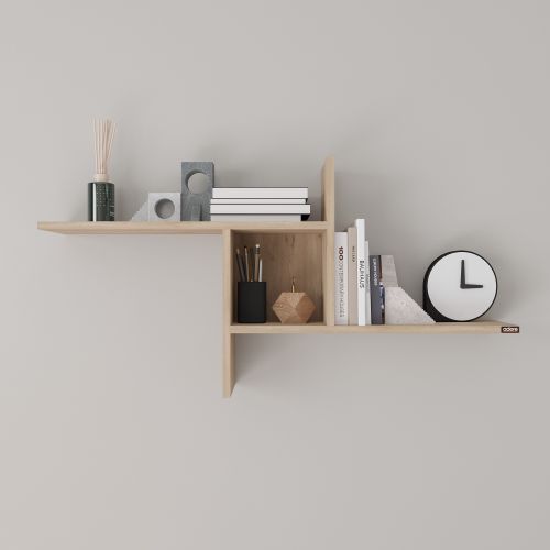 Raf-04-Ff-1 Oak Wall Shelf